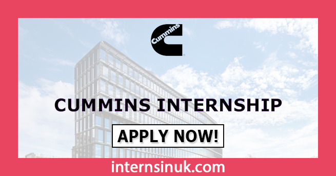 Cummins Internship in London & Across UK | Apply Online